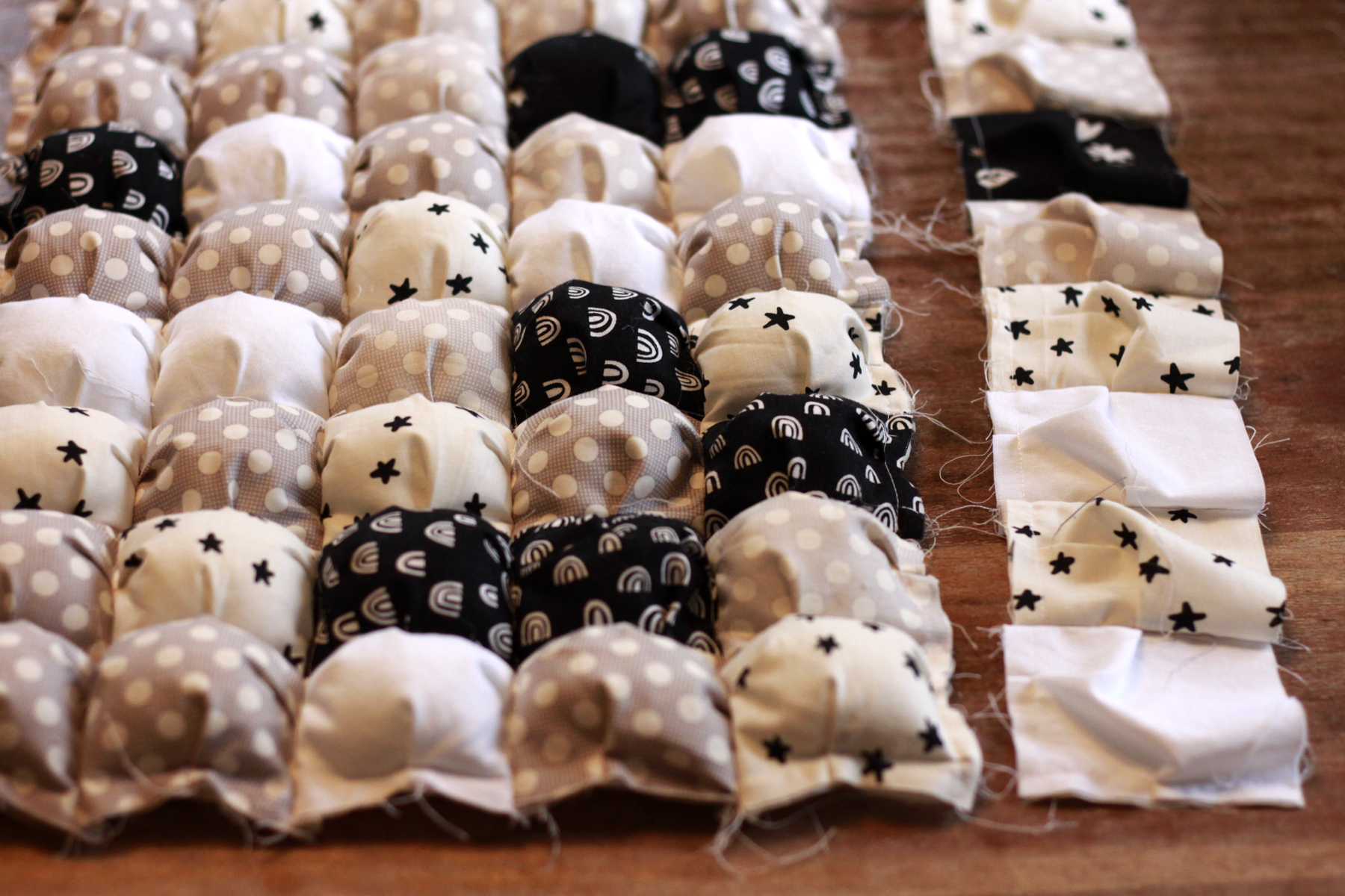 How to make a Puff Quilt - The Scrap Library